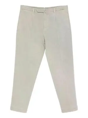 DELL'OGLIO Pleated Trousers Neutrals