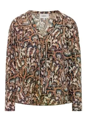 Ba&sh Onada Printed Shirt - Brown