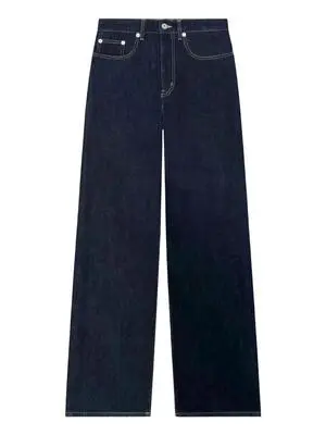 KENZO Ayame Logo-Patch Jeans