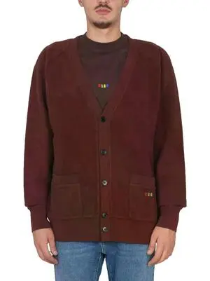 MSGM Cotton Cardigan - Brown