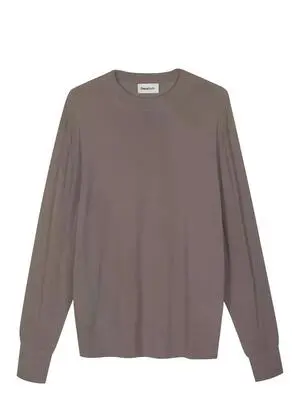 DIANA STUDIO Crew-neck Long-sleeve Sweater - Brown