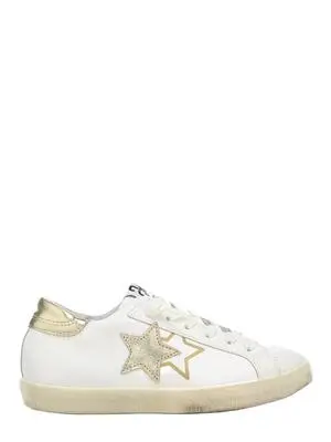 2 STAR Prime Star Sneakers - White