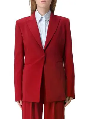 Patrizia Pepe Button Jacket - Red