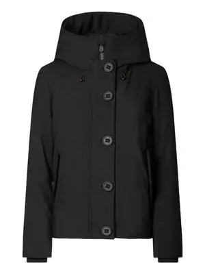 SAVE THE DUCK Shanon Button Hooded Jacket Black