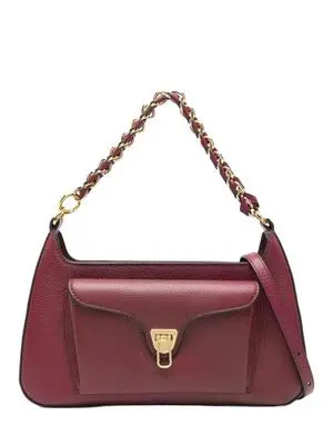 COCCINELLE Chain-strap Flap Satchel - Red