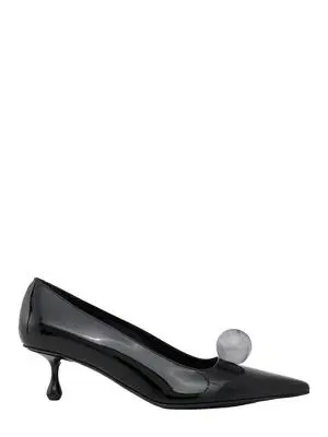 JIMMY CHOO 50mm Orb Pointed Pumps - Black