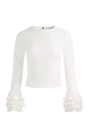 Alice + Olivia Delaina Top - White