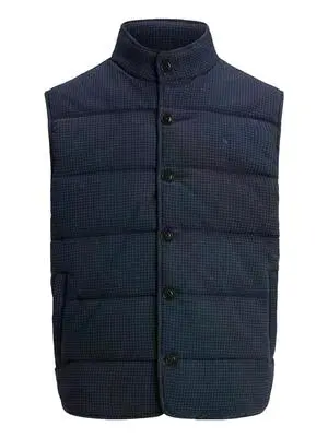 Ralph Lauren Dogtooth Gilet - Blue