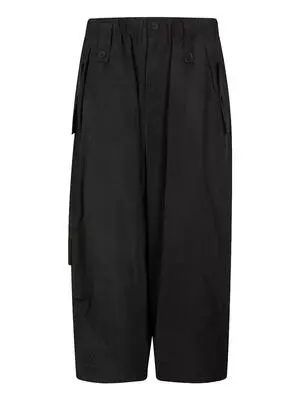 Yohji Yamamoto Flap-pocket Shorts - Black