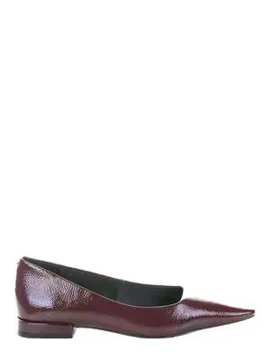 Michael Kors Darrah Leather Ballet Flats Red