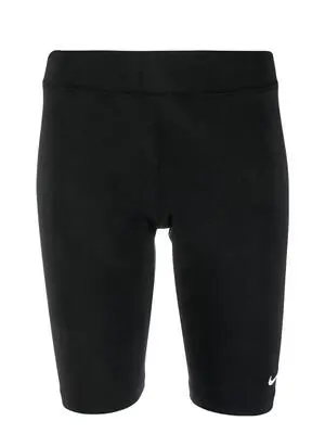 Nike Swoosh-logo Bike Shorts - Black