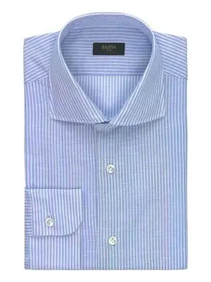 BARBA NAPOLI Culto Striped Shirt - Blue