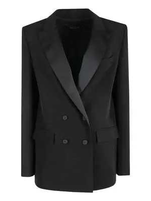 Federica Tosi Double-breasted Jacket - Black