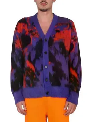 MSGM V-neck Cardigan - Purple