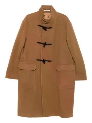 Tagliatore Long Sleeve Coat - Brown