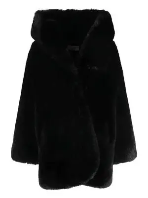 Giuseppe Di Morabito Hooded Long-sleeve Coat - Black