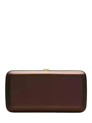JEFFREY LEVINSON Finley Iridescent Amaretto Clutch