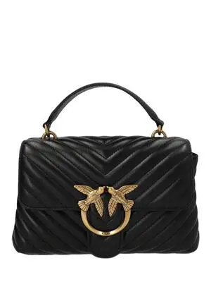 Pinko Quilted Shoulder Bag - Black