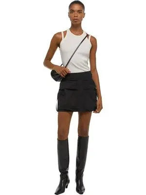 Helmut Lang Utility Mini Skirt - Black