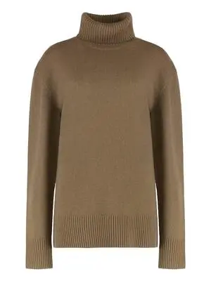 TOTÊME Cashmere Turtleneck Pullover - Brown