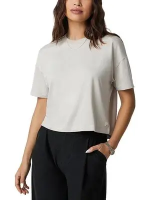 Vuori Energy Cropped T-shirt - Ecru