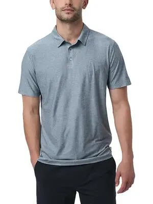Vuori Strato Tech Polo Shirt - Mist Heather