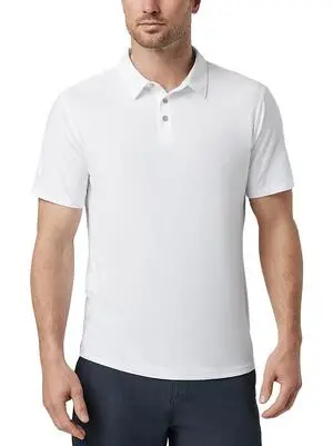 Vuori Strato Tech Polo Shirt - White