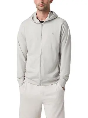 Vuori Ponto Full Zip Hoodie - Salt