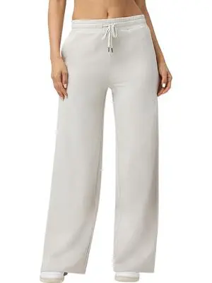 Vuori Wide Leg Pants - Java Heather