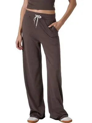 Vuori Wide Leg Pants - Java Heather
