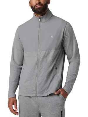 Vuori Sunday Element Track Jacket - Grey Heather