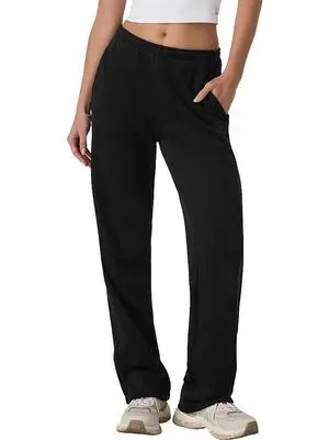 Vuori Straight Leg Sweatpants - Black