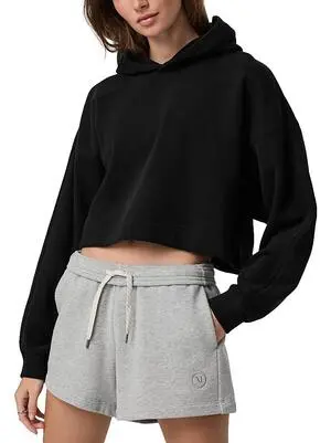 Vuori Sedona Cropped Hoodie Black