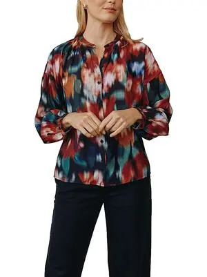 BELLA DAHL Bella Dahl Mandarin Collar Shirt