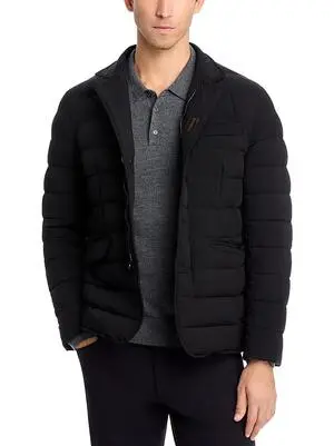 MOORER Zayn Quilted Jacket - Black