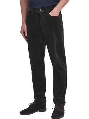 Barbour Stretch Cord Slim Fit Trousers Forest