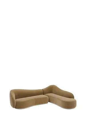 CARACOLE Kalahari 2 Piece Sectional Sofa, Right Arm Facing - Camel