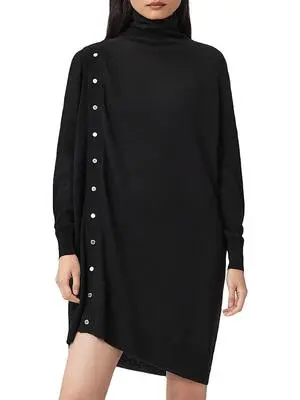 ALLSAINTS Umi Merino Wool Dress - Black
