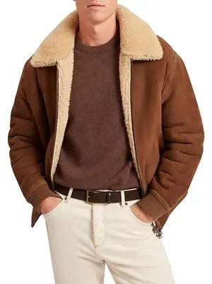 Ted Baker London Aviator Jacket - Tan