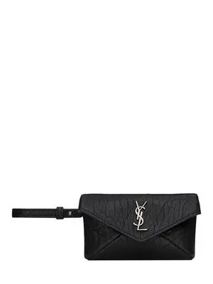 SAINT LAURENT Micro "Envelope" Clutch