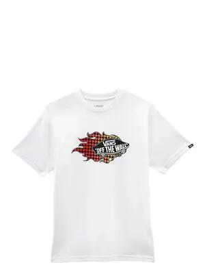 VANS Flame Logo T-shirt - White