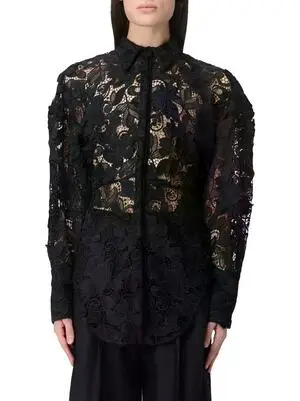 BLUMARINE Macrame Lace Shirt