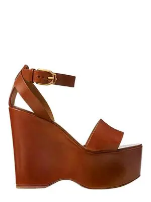 Ralph Lauren Platform Sandal - Brown