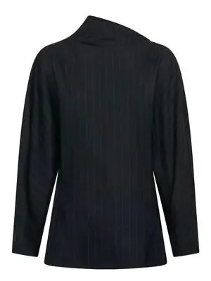 NICHOLAS Bettina Pinstripe Blouse - Black