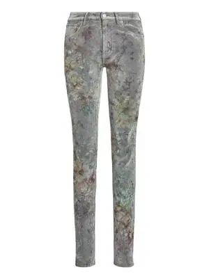 Ralph Lauren Floral-print Jeans - Grey