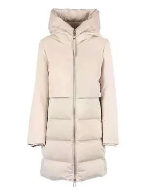 DUNO Hooded Padded Coat - Neutrals