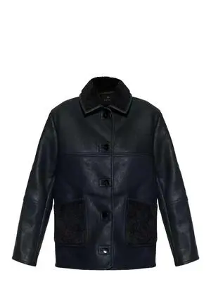 Paul Smith Faux-leather Jacket - Black