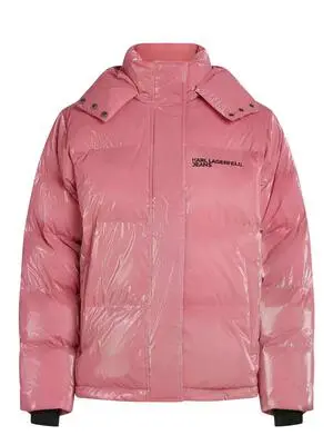 Karl Lagerfeld Puffer Jacket - Pink