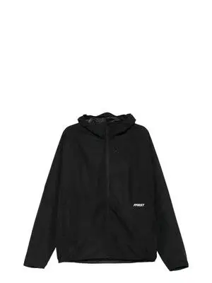FAMILY FIRST Hooded Zip Performance Jacket - Black