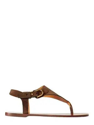 Ralph Lauren Buckle-strap Sandals - Brown